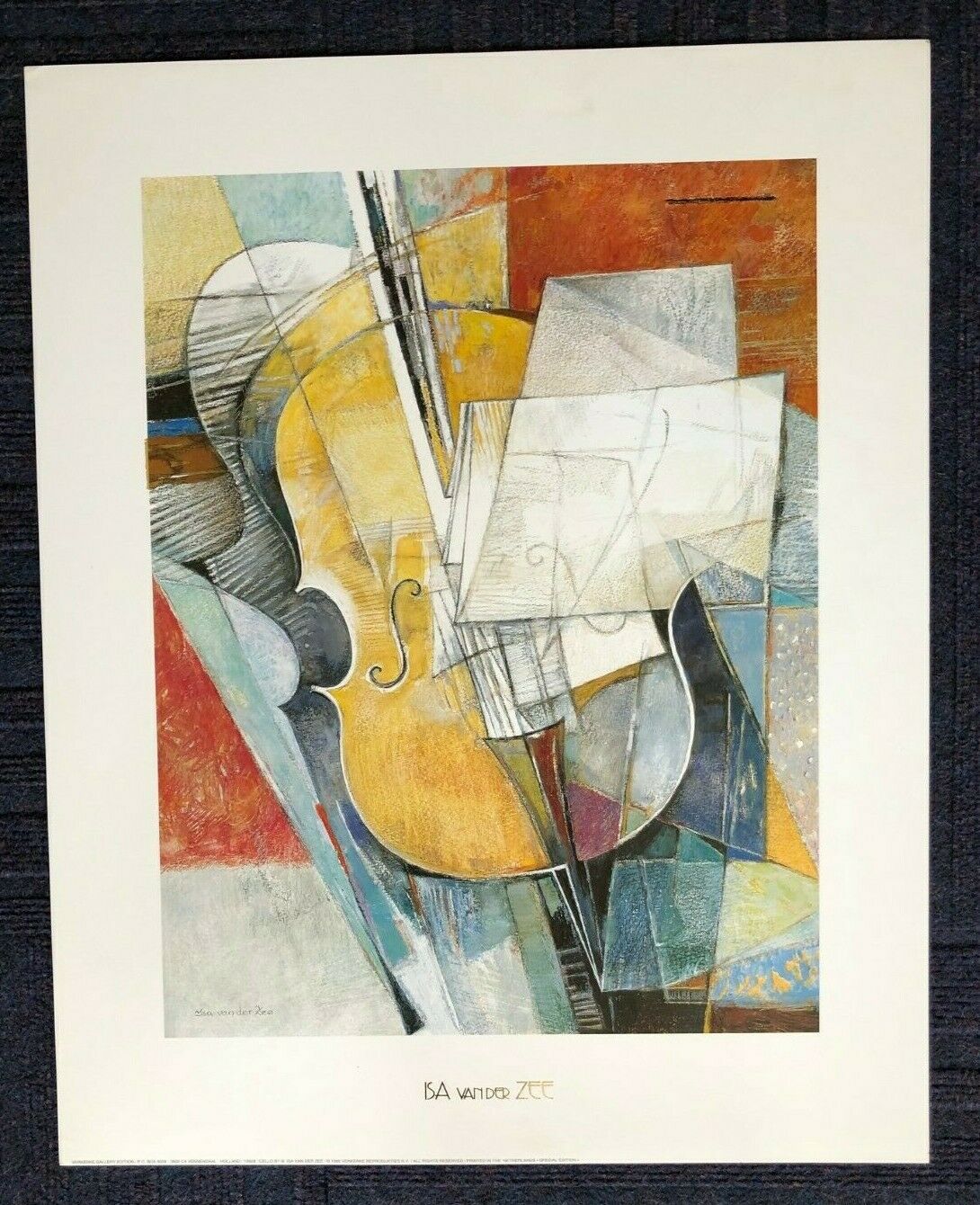 Cello by Isa Van Der Zee (40cm x 50cm) – thepostershopuk